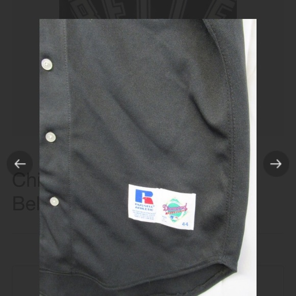 Russell Athletic | Other | Vintage Albert Belle Signed White Sox Jersey ...